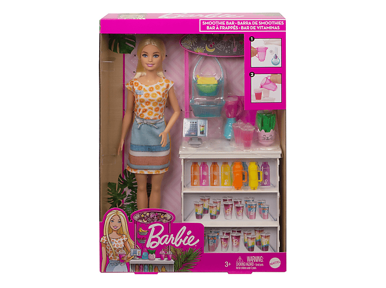 BARBIE Smoothie Bar Playset Puppe | MediaMarkt