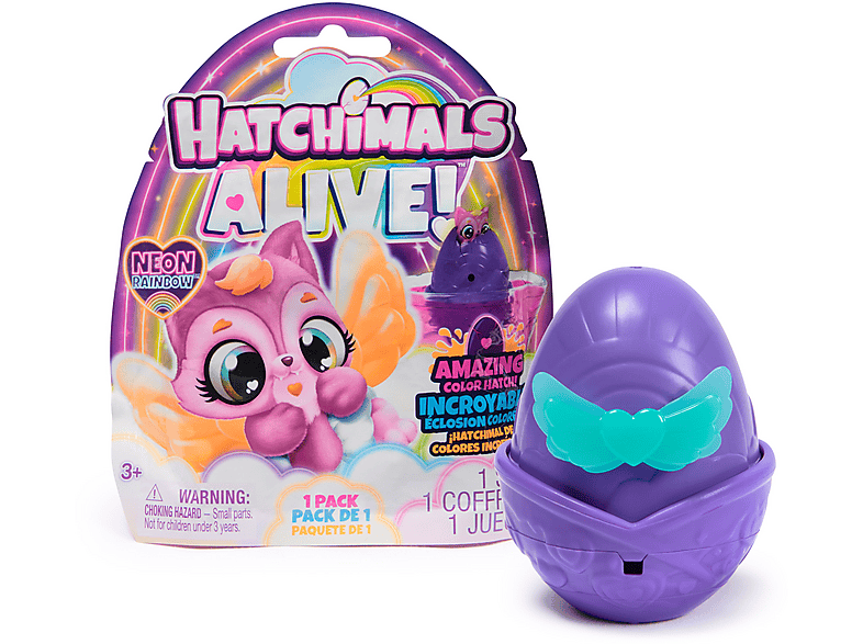 SPIN MASTER Hatchimals Alive Neon Rainbow Spielfiguren | SATURN