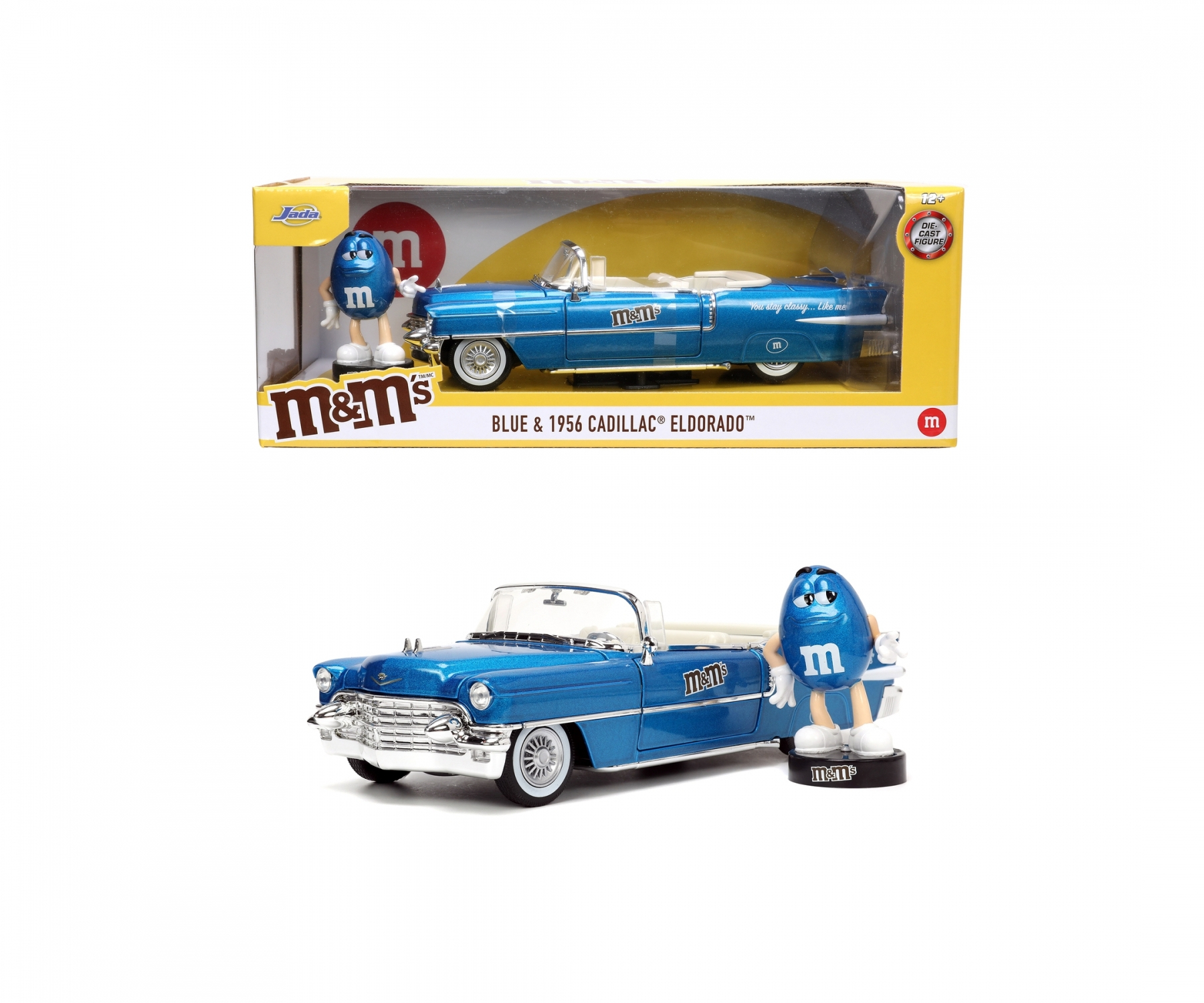 Samochodziki JADA TOYS M&Ms Blue & 1956 Cadillac Eldorado 1:24 ...