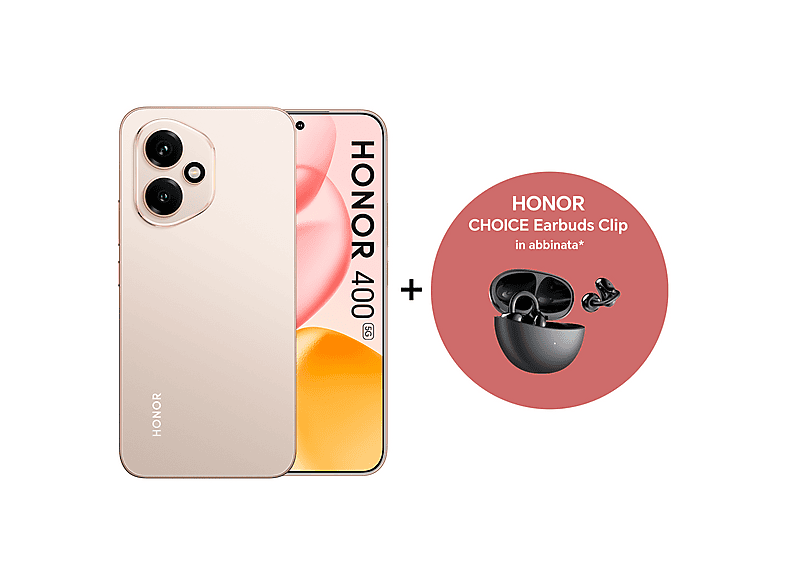 HONOR 400 + CHOICE Earbuds Clip, 512 GB, GOLD | MediaWorld.it