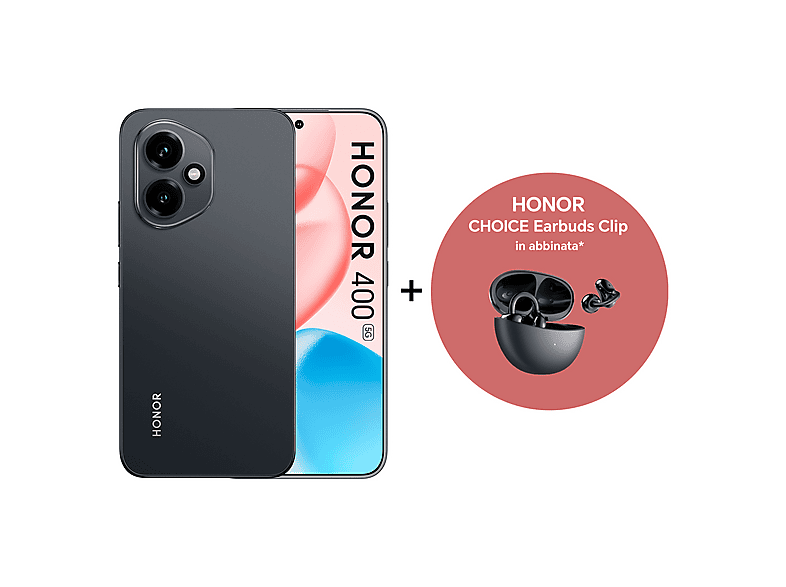 HONOR 400 + CHOICE Earbuds Clip, 512 GB, BLACK | MediaWorld.it
