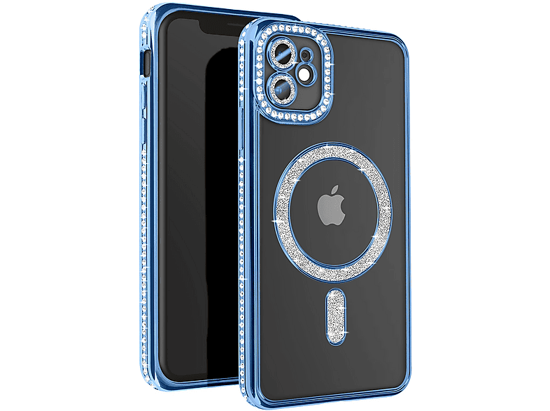 Carcasa para móvil | AVIZAR BACK-DIAMAG-BL-IP11, Compatible con Apple ...