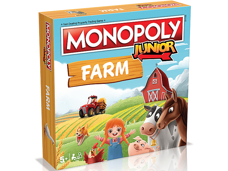 WINNING MOVES Gewinnbringende Züge Farma – Junior Monopoly Brettspiel | SATURN