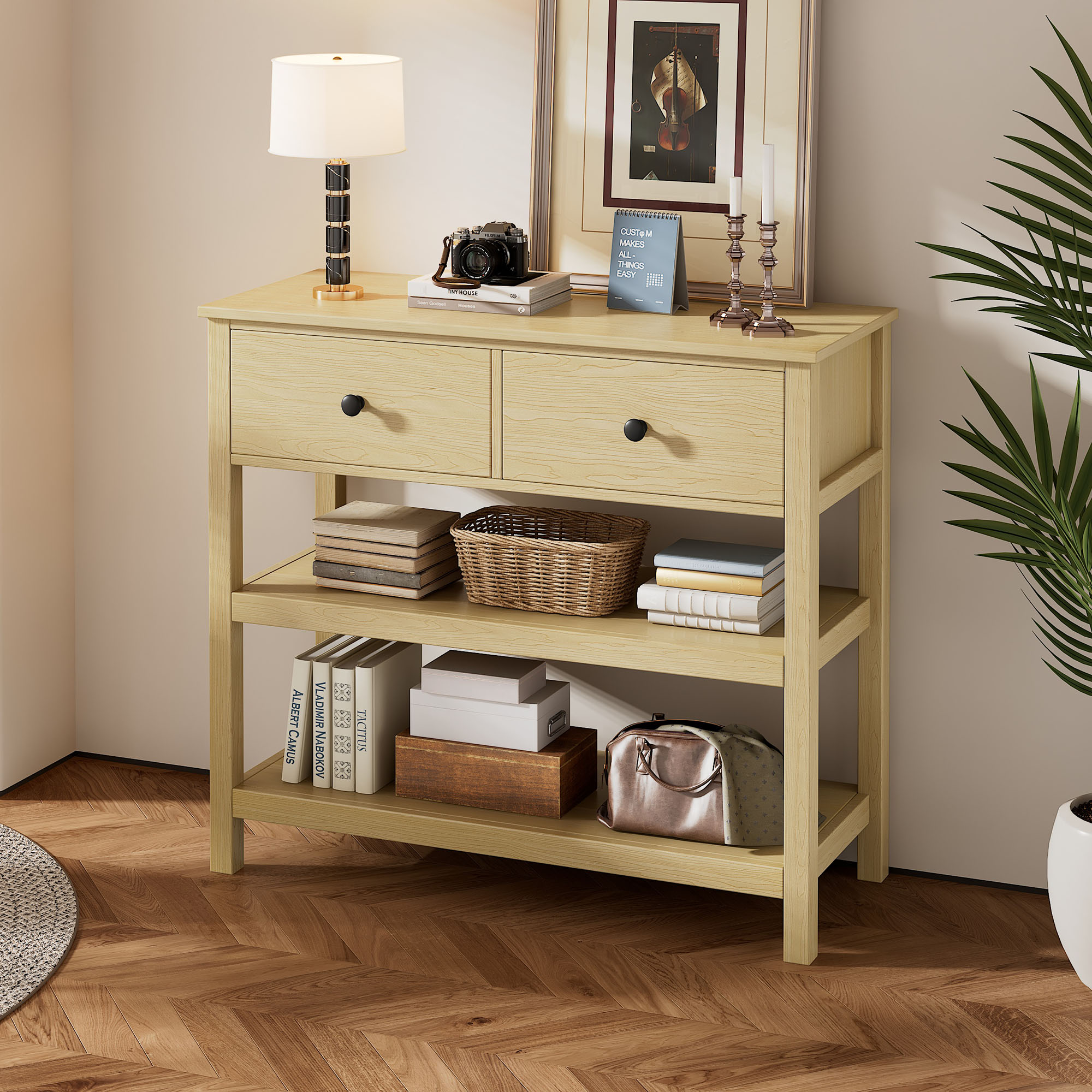 UWOT Retro, Schmal, 2 Schubladen Computertisch | MediaMarkt