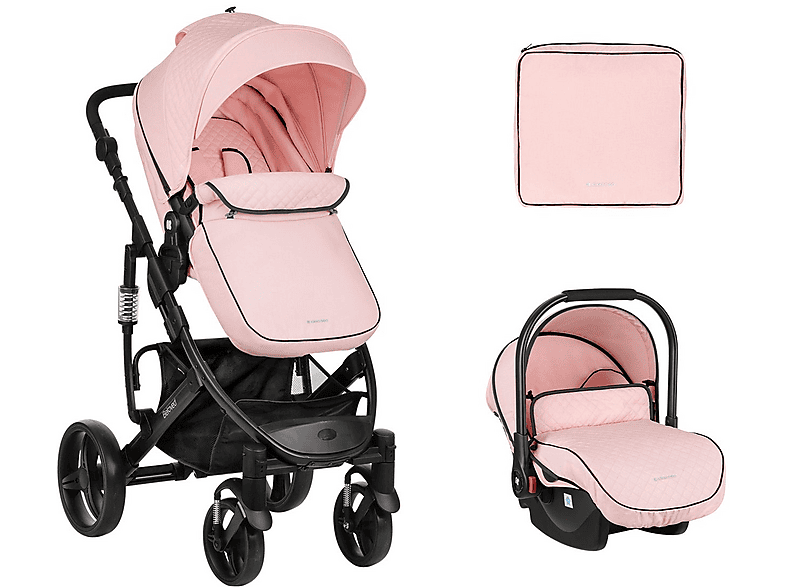KIKKA BOO 3 in 1 Beloved Kinderwagen pink | MediaMarkt