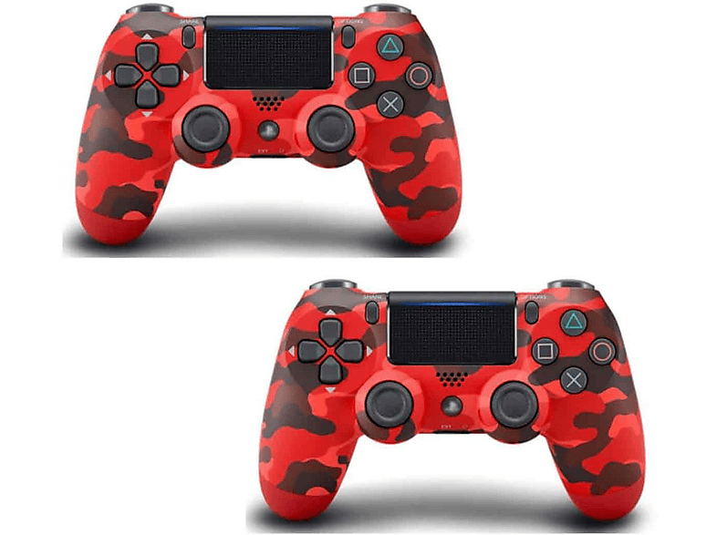 WHIQUTEY Camo Wireless Controller rot | MediaMarkt