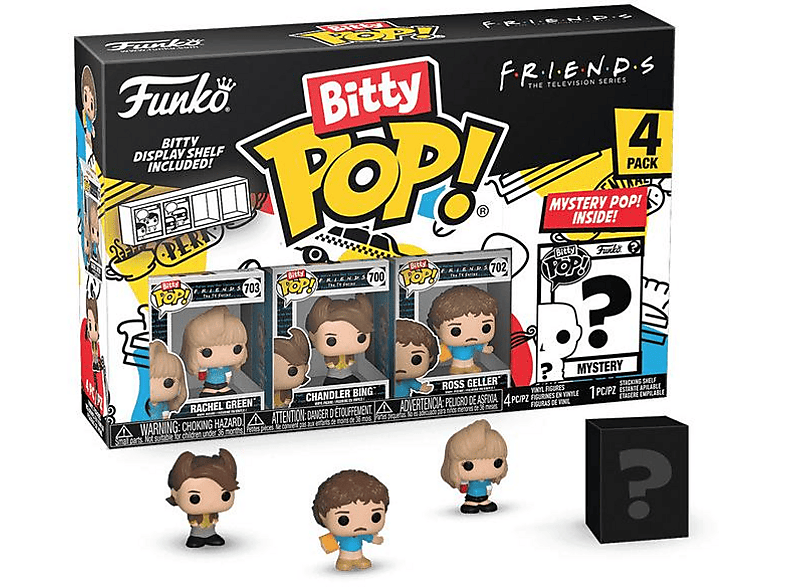 ACTION FIGURE FUNKO POP! Rachel Green, Chandler Bing, Ross Geller ...