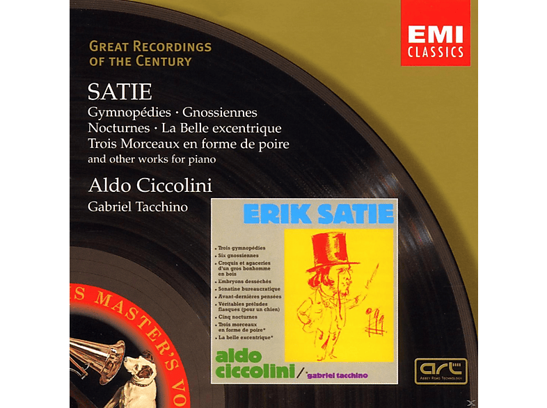 Ciccolini Aldo, Tacchino Gabriel | WERKE FÜR KLAVIER (GYMNOPEDIES ...
