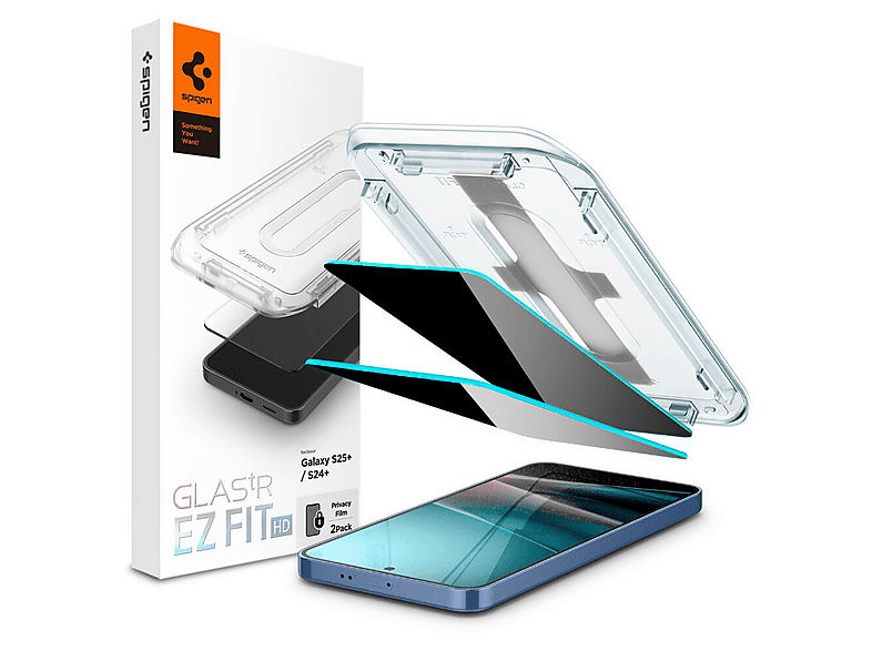 SPIGEN GLAS.tR EZ Fit HD Privacy Folie i szkła ochronne voor Samsung ...