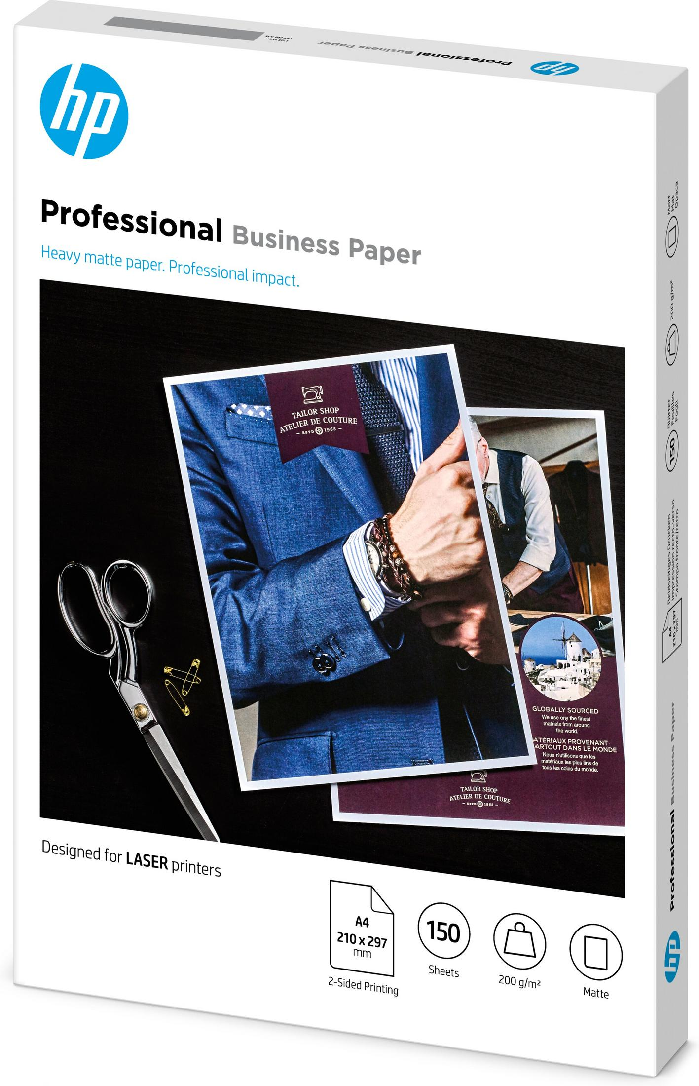 HP Professional Business Paper Matte 200 g/m2 A4 (210 x 297 mm) 150 ...
