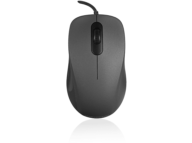 Ratón con cable | MODECOM MC-M10S, USB Typ-A, 1200 ppp, Negro | MediaMarkt