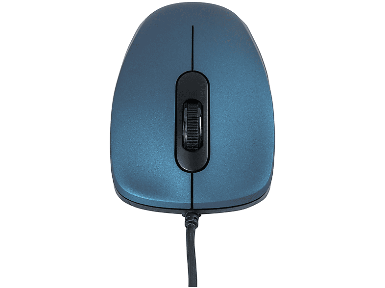 Ratón con cable | MODECOM MC-M10S, USB Typ-A, 1200 ppp, Azul | MediaMarkt