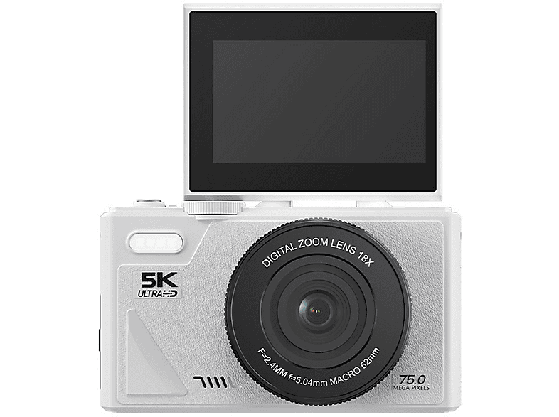 DARMLINK 32MP, 180° Klappdisplay, 18x Digitalzoom,128GB Digitalkamera ...