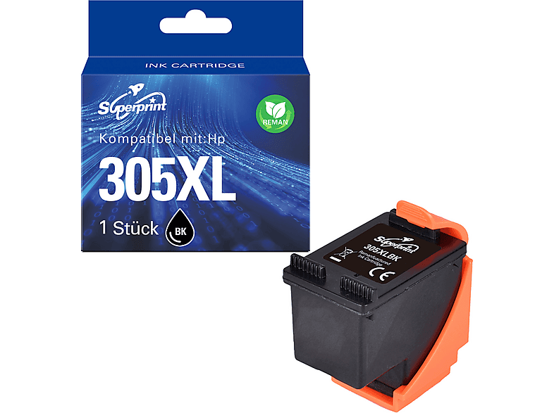 SUPERPRINT 305XL 3YM62AE Tintenpatrone Schwarz (305XL 3YM62AE) | MediaMarkt