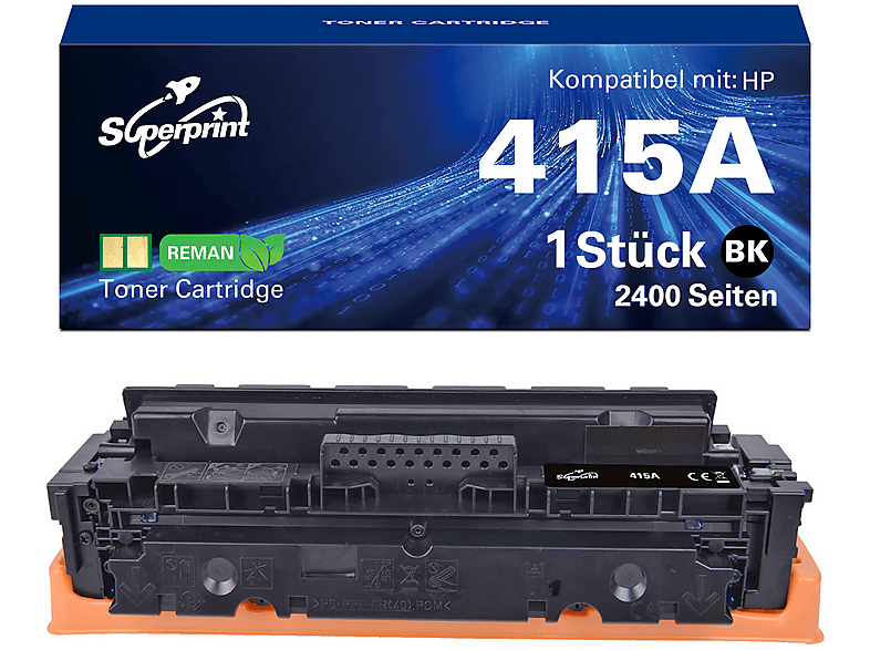 SUPERPRINT 415A W2030A Toner Schwarz (415A W2030A) | MediaMarkt