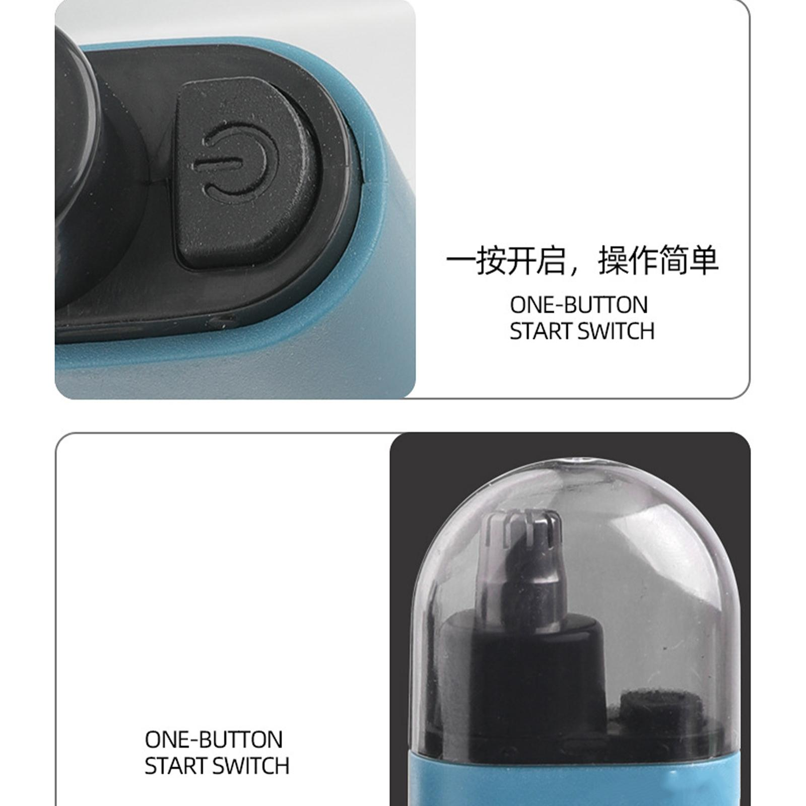 UWOT Wiederaufladbar & Kompakt Nasenhaarschneider, Blau | MediaMarkt