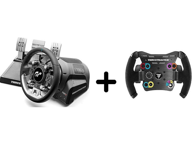 THRUSTMASTER T-GT II + Open Wheel Add-On PC Racestuur met 3 pedalen + Open Wheel stuurwiel ...