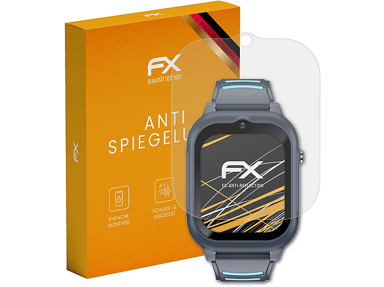 ATFOLIX 3x FX-Antireflex Displayschutz (für Forever Look Me 2 (KW-510 ...