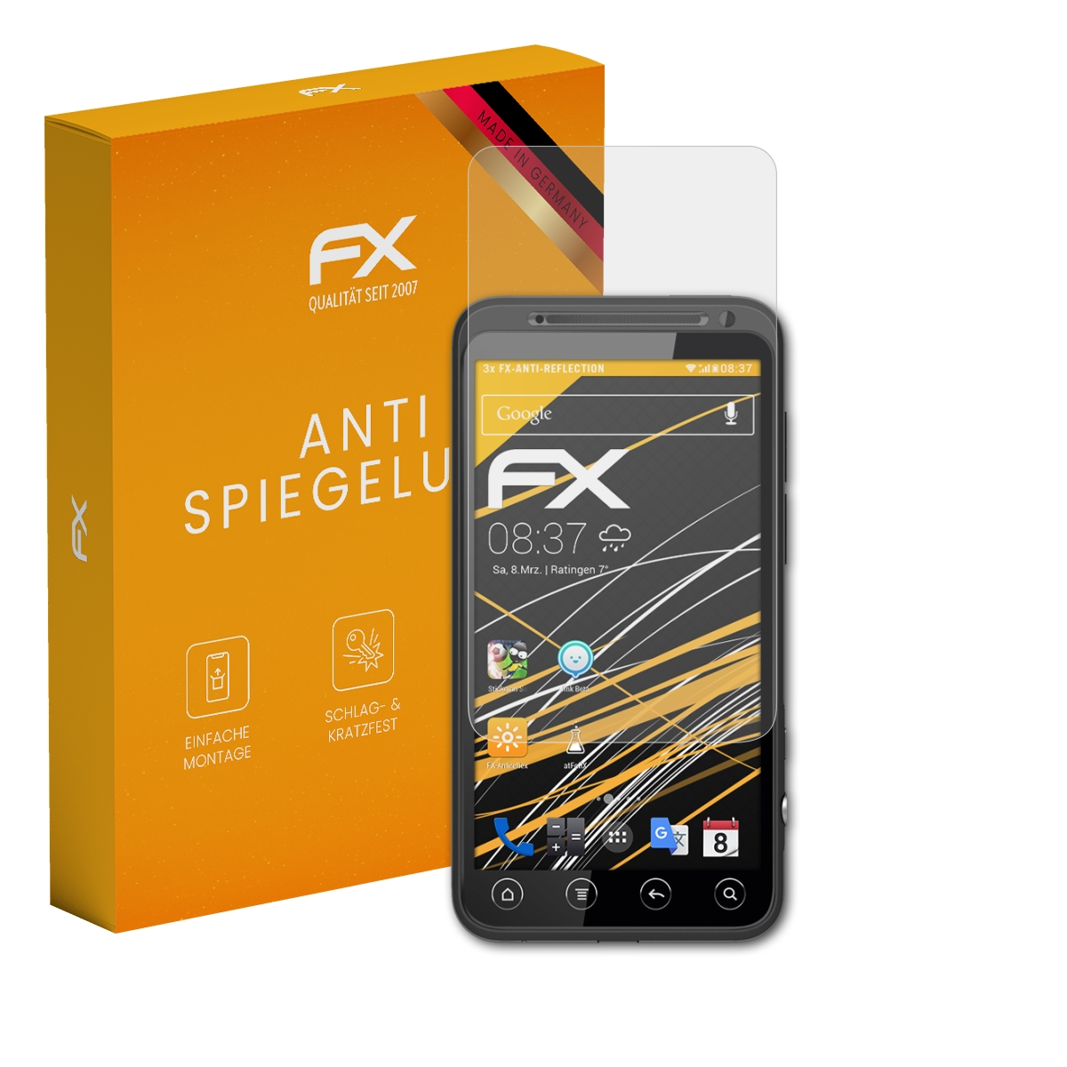 ATFOLIX 3x FX-Antireflex Displayschutz (für HTC EVO 3D) | MediaMarkt