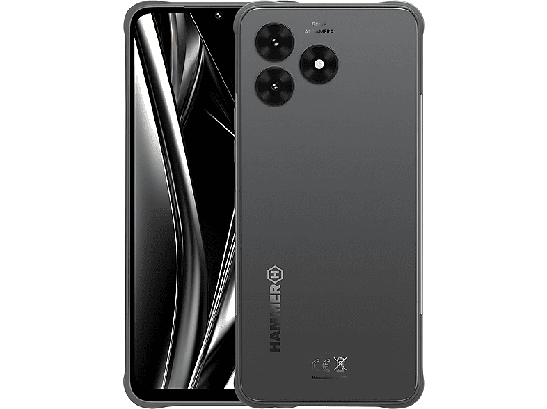 HAMMER TEL000933, Negro, Móvil Android, 128 GB, 1 GB RAM, 6,56 " Sí ...