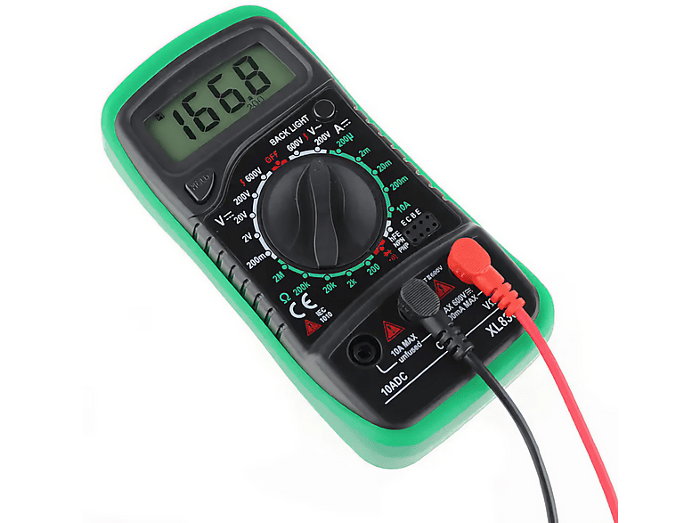 SUZAKUIN Digital 600V 10A hFE Diodentest Multimeter | SATURN