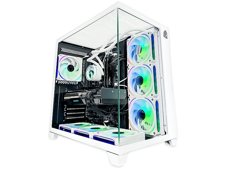 NITROPC Extreme Nitro Plus v2 Weiß, PC Gaming mit AMD Ryzen™ 7 7800X3D ...