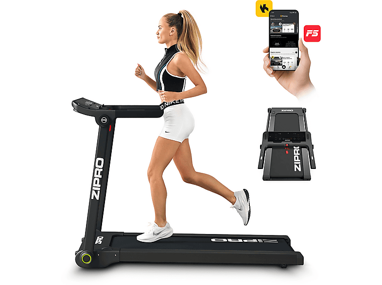 ZIPRO Pacto iConsole+ Laufband, Schawrz | MediaMarkt