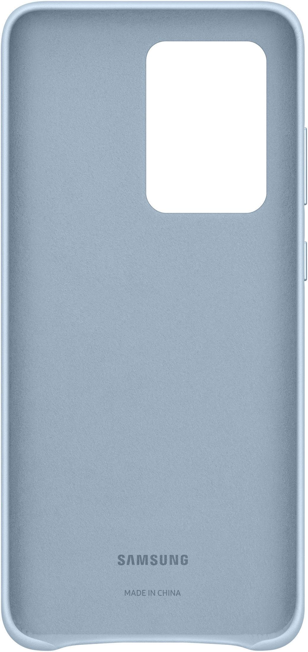 SAMSUNG EF-VG988 LEATHER COVER GALAXY S20 ULTRA SKY BLUE, Backcover ...