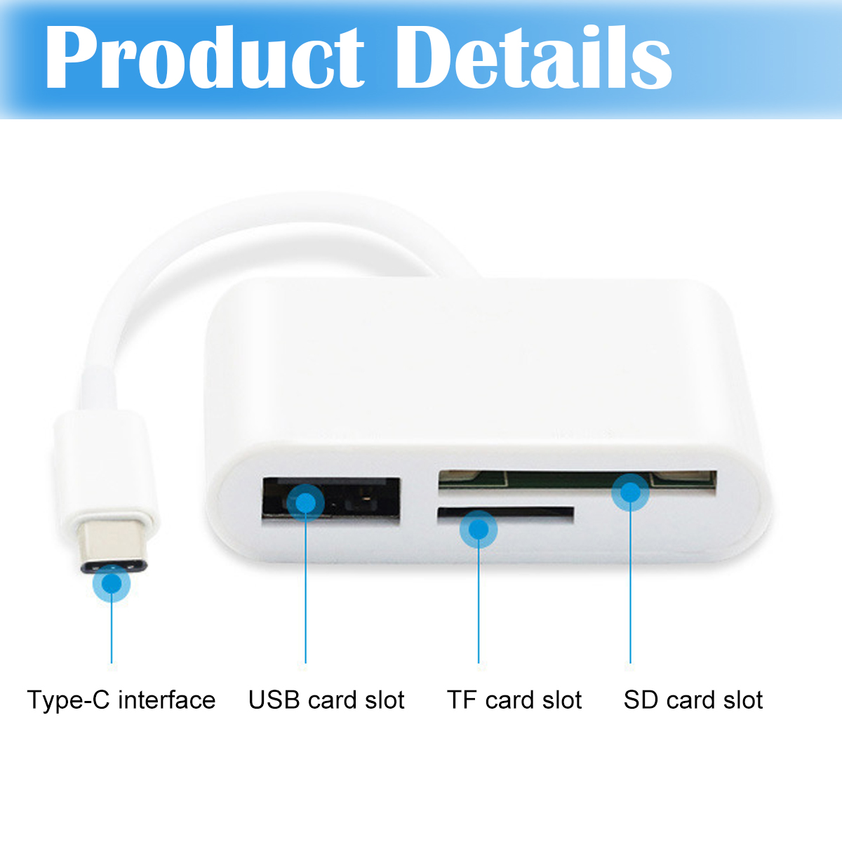 TRUYUETY OTG Type-C TF SD 3in1 USB Card Reader | MediaMarkt