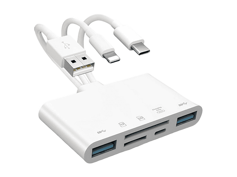 TRUYUETY 8in1 TF SD OGX Adapter USB Card Reader | MediaMarkt