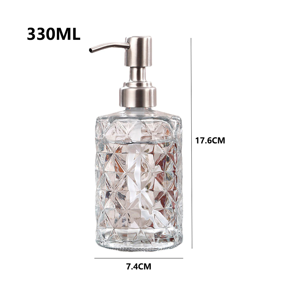 JEDBESETZT Vintage Glas Spender Set Automatischer Seifenspender ...
