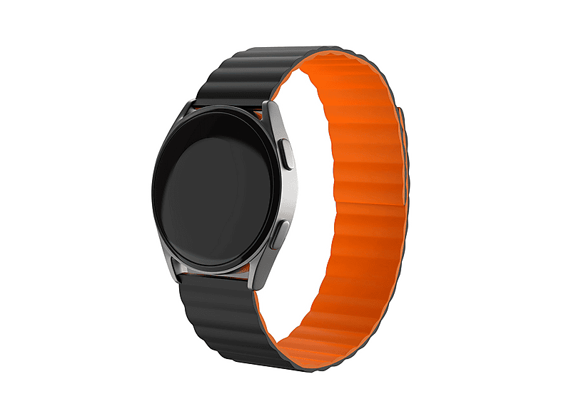 STRAP-IT© Silikonarmband, Ersatzarmband, Honor, Magic Watch 2, Schwarz ...