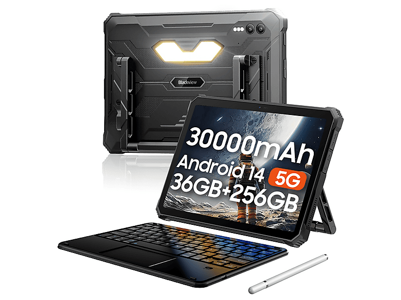 BLACKVIEW Active 10 Pro 5G Con Teclado (US QWERTY), 256 GB, Negra, 11 ...