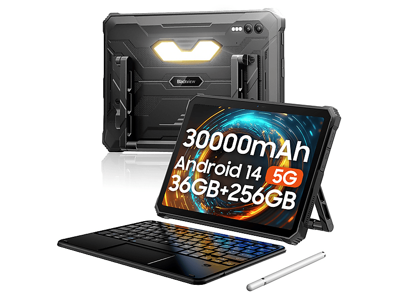 Tablet BLACKVIEW Active 10 Pro 5G Con Tastiera (US QWERTY), 512 GB, 11 ...
