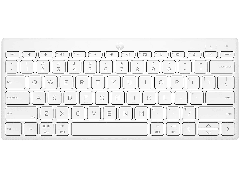 HP 350 WHT COMPACT KEYBOARD, Tastatur, Mechanisch, Sonstiges | MediaMarkt