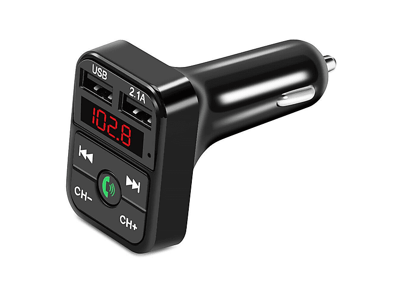 JEDBESETZT Bluetooth FM-Transmitter Auto MP3 USB Adapter FM Transmitter ...
