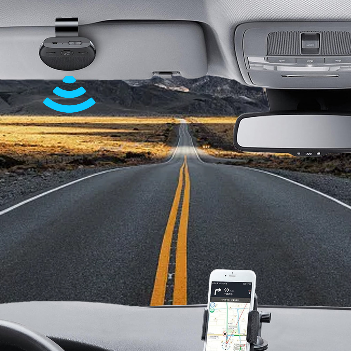 JEDBESETZT SP11 Bluetooth-Auto-Sonnenblende FM-Transmitter | MediaMarkt
