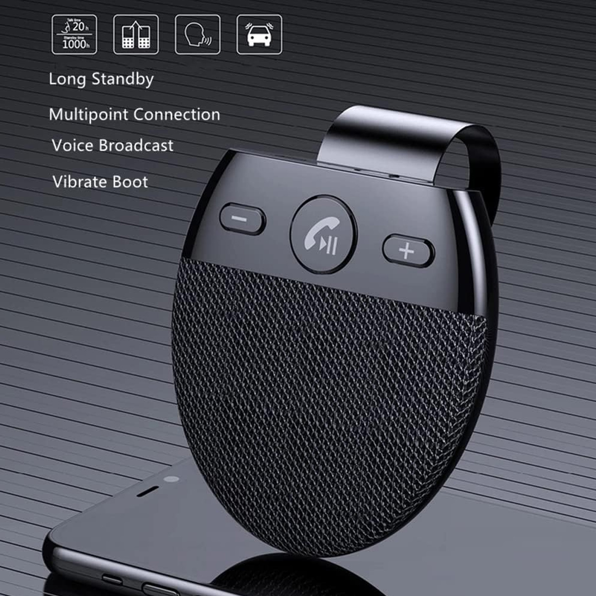 JEDBESETZT SP11 Bluetooth-Auto-Sonnenblende FM-Transmitter | MediaMarkt