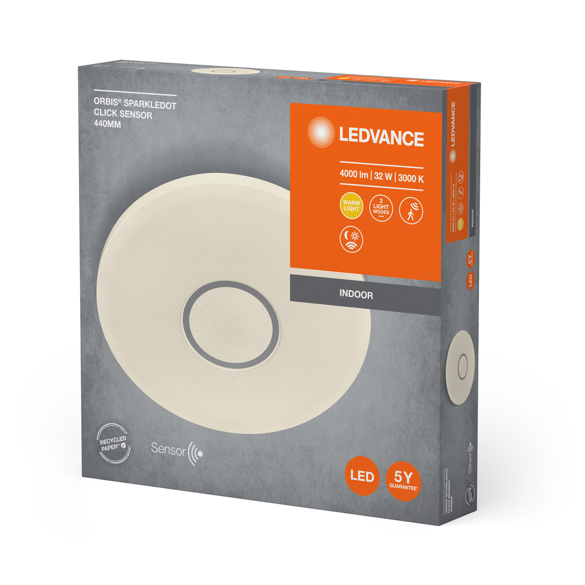 LEDVANCE ORBIS CLICK SENSOR LED Leuchte Warmweiß | MediaMarkt