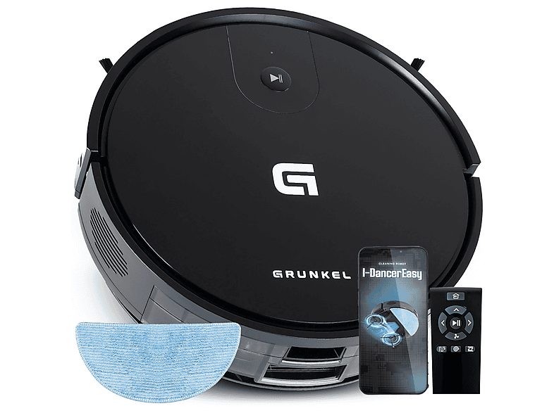 Robot Aspirador | GRUNKEL I-DANCEREASY, 35 W, Depósito 250 ml ...
