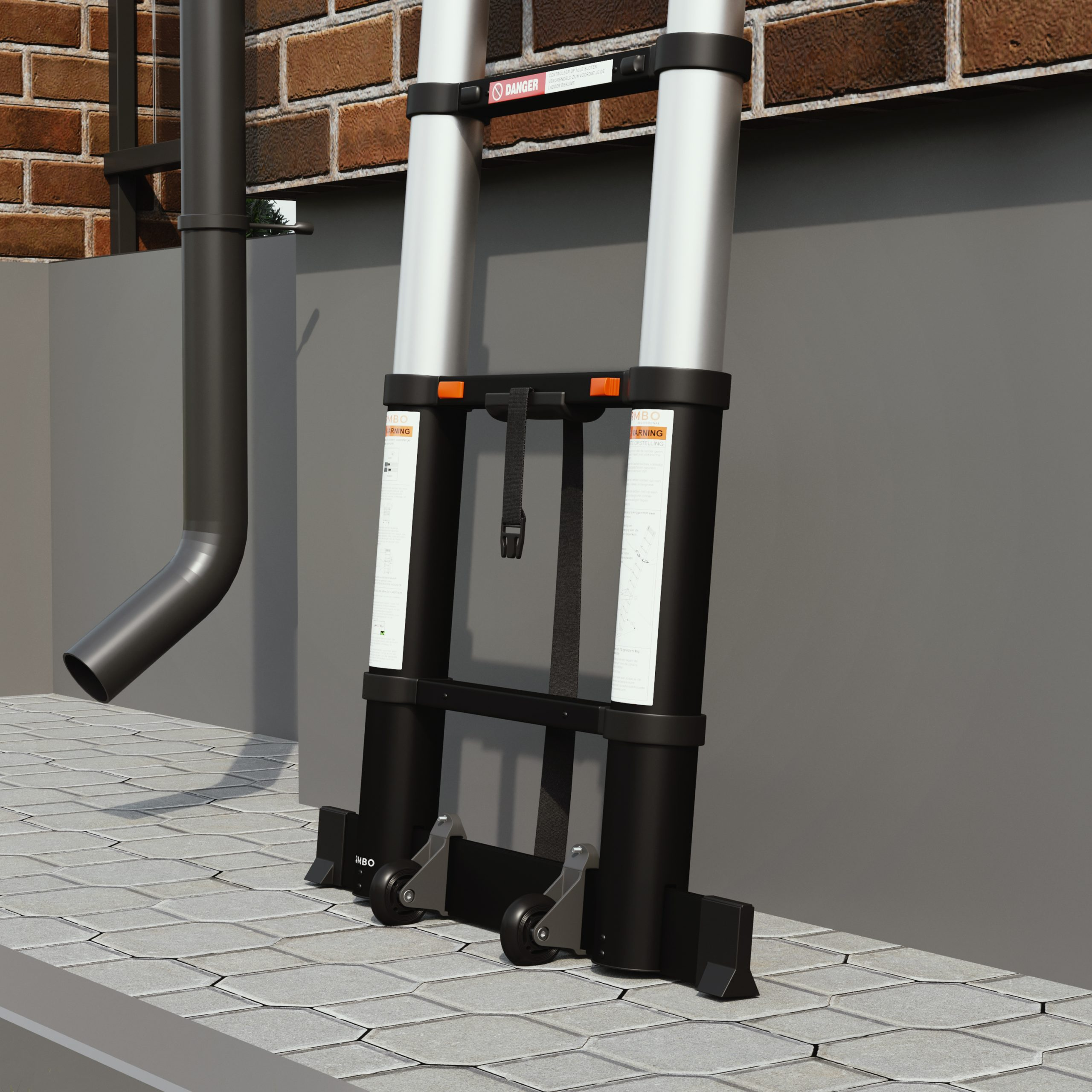 RMBO Geschikt voor RMBO telescopische ladders Wielenset telescopische ...