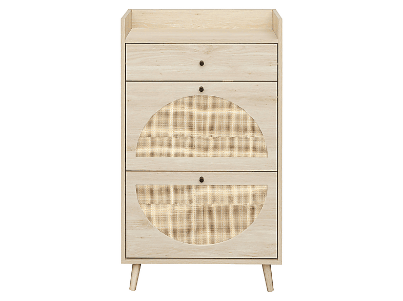 DEBUY Kommode Rattan-Optik 60x24cm Stand- / Wandschränke | MediaMarkt