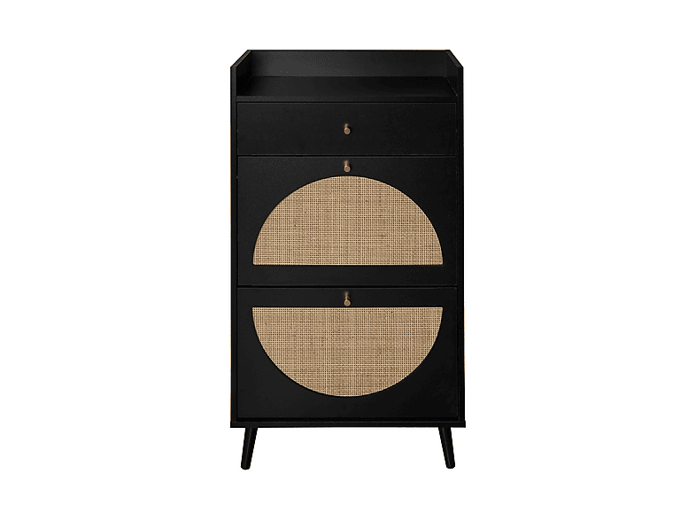 DEBUY Kommode Rattan-Optik 60x24cm Stand- / Wandschränke | MediaMarkt