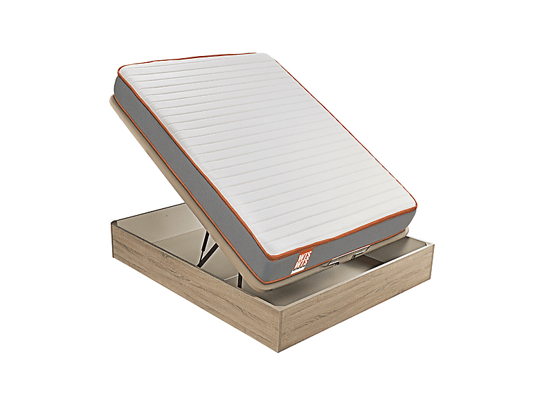 Pack Colchón + Canapé | WHAT THE SLEEP RAP, 90 cm x 190 cm, Espuma HR ...