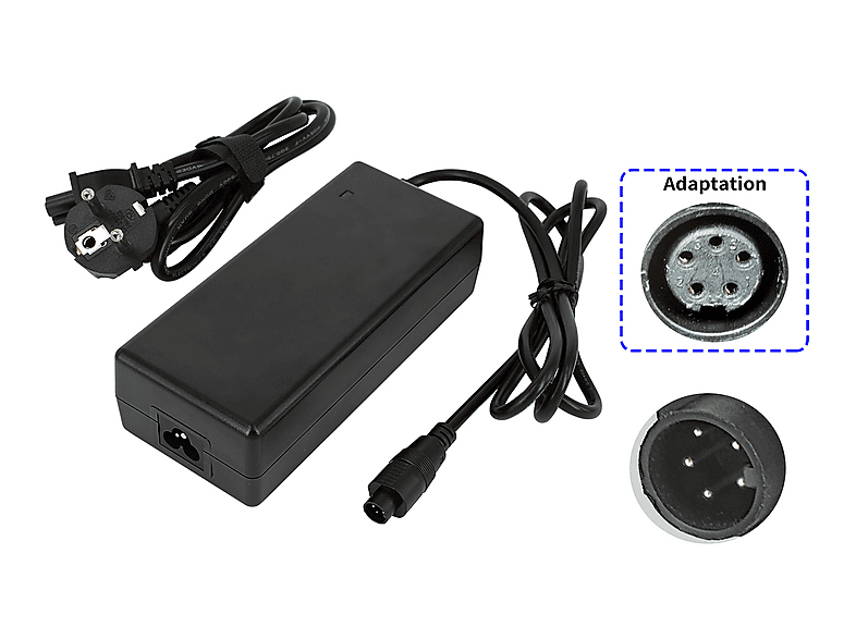 POWERSMART 42V 2A SV 5-Pin Für Joycube, Phylion usw. E-Bike Ladegerät ...