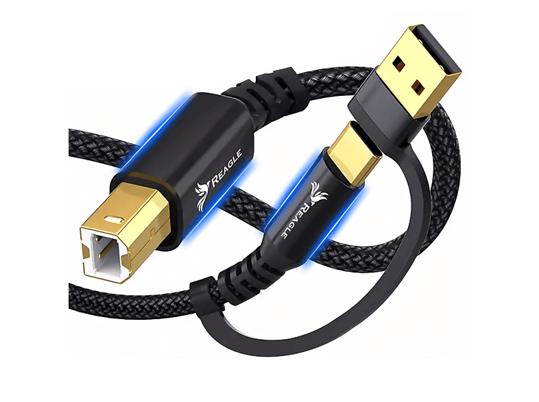 REAGLE USB A-B Drucker-Scanner Cable USB | MediaMarkt