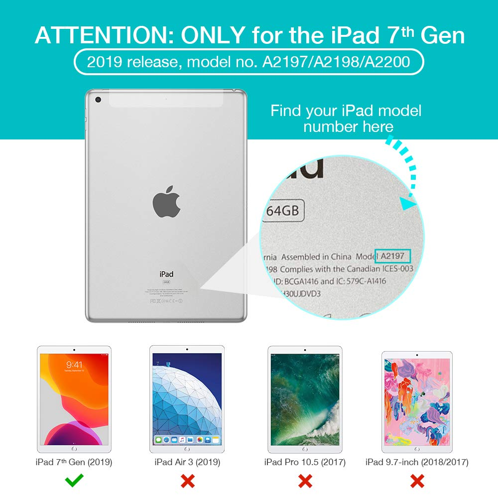 JEDBESETZT iPad 7. Generation Smart Case, Backcover, Apple, iPad 7 ...