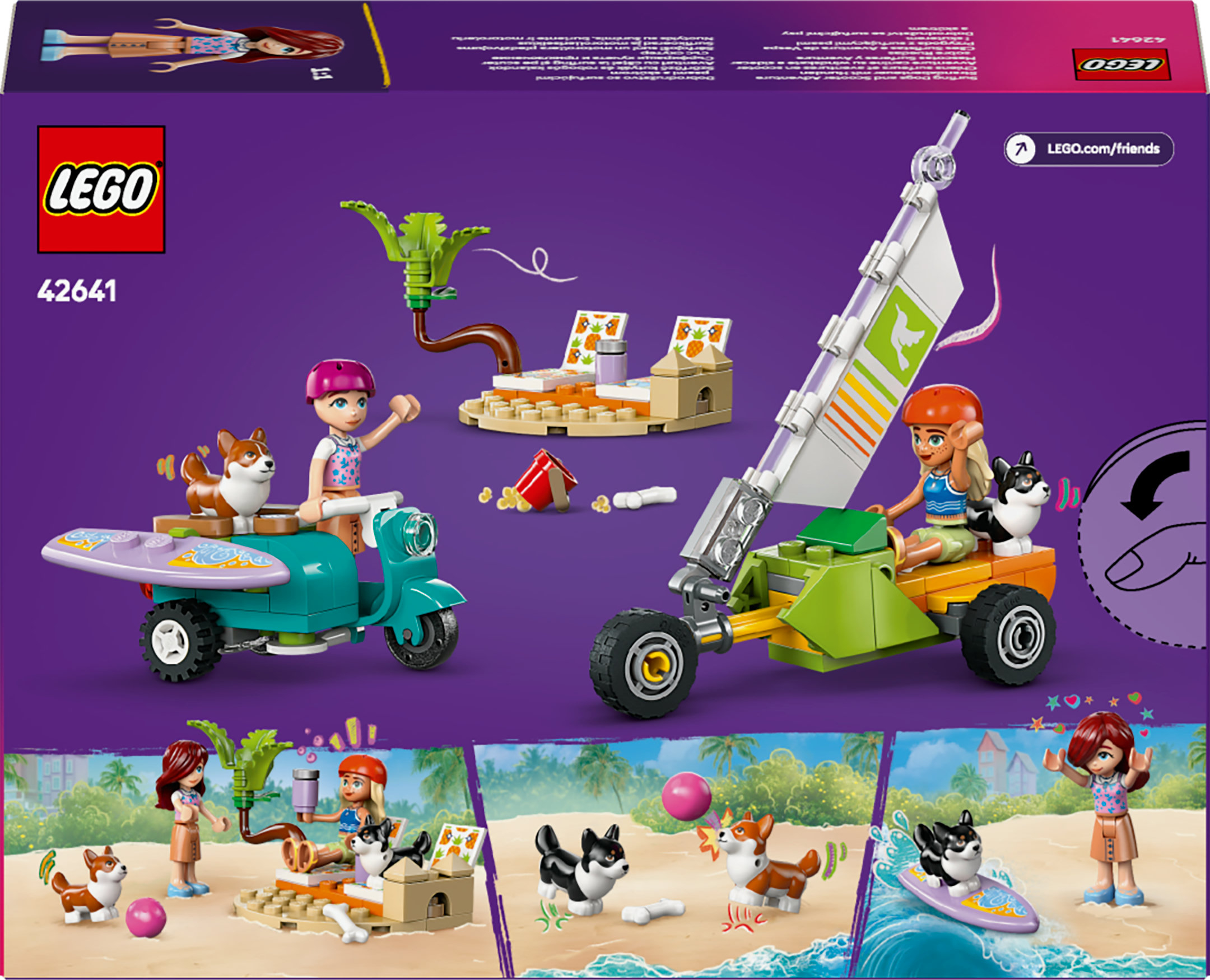 Klocki LEGO Surfing Dogs and Scooter Adventure Wielobarwny | sprawdź ...