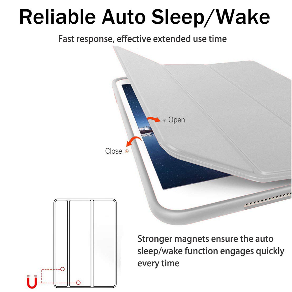 JEDBESETZT iPad Air 2 Smart Case, Backcover, Apple, iPad Air 2, Silber ...