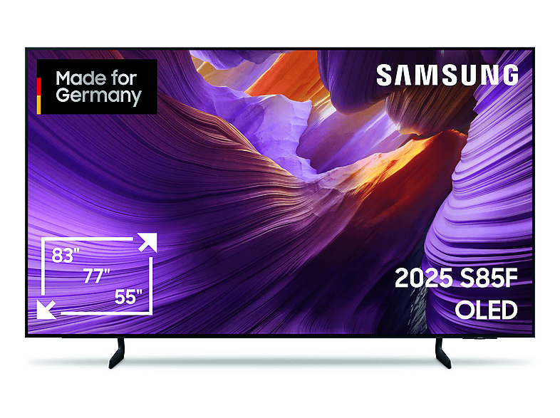 SAMSUNG OLED GQ 83 S 85 FAEXZG Fernseher (Flat, 83 Zoll / 214 cm, UHD ...